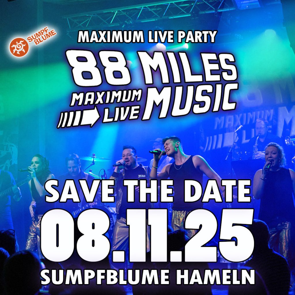 Live und Partyband 88 Miles - Maximum Live Music - 88 Miles Band